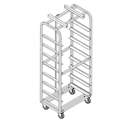 Dahlen | Gemini Single Channel Top Carts | Racks and Trolleys ...